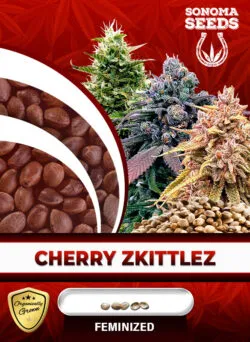 Cherry Zkittlez Breath Strain Feminized Marijuana Seeds | Sonoma Seeds